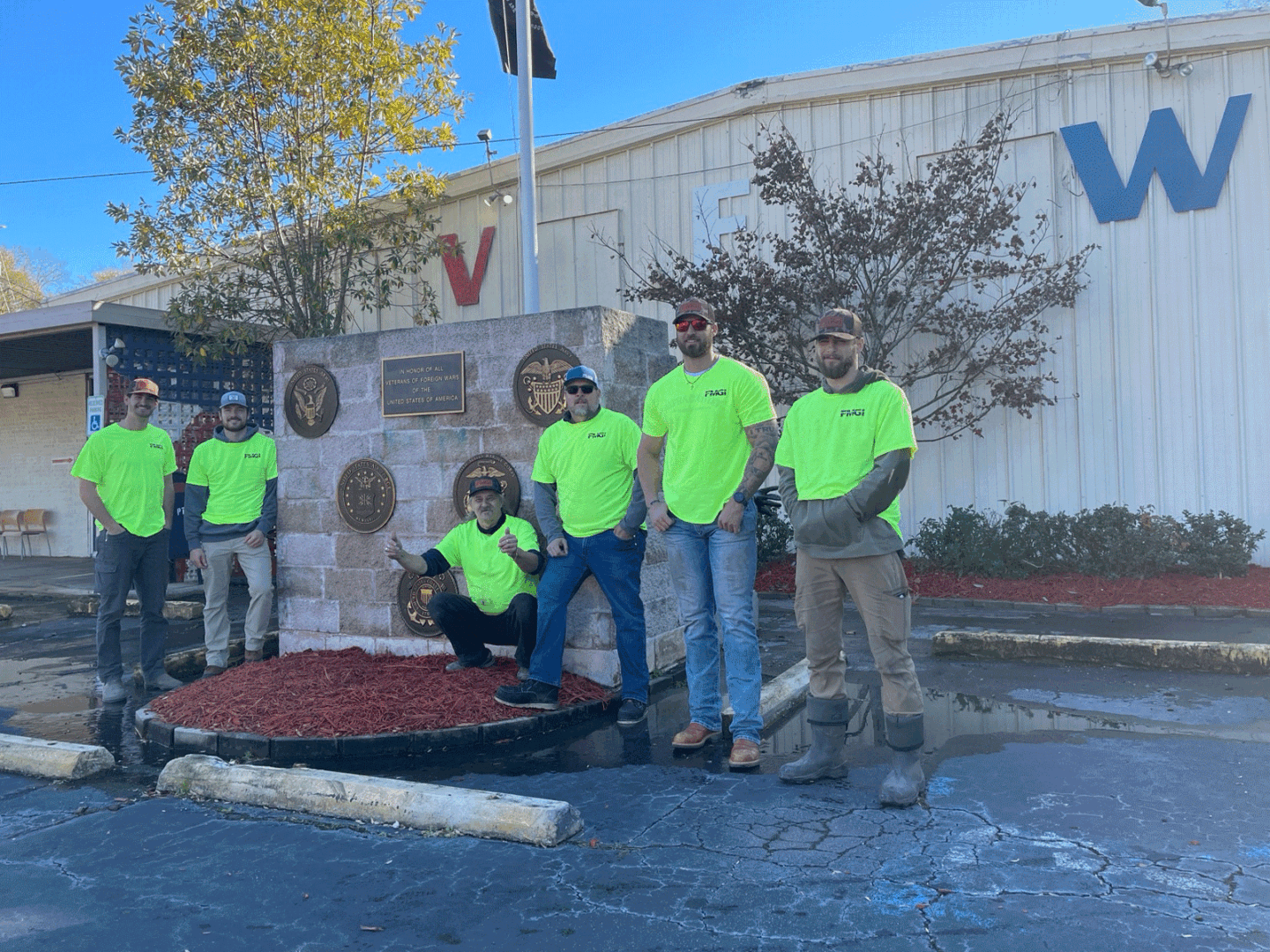 FMGI Volunteers at the Marietta, GA VFW - FMGI